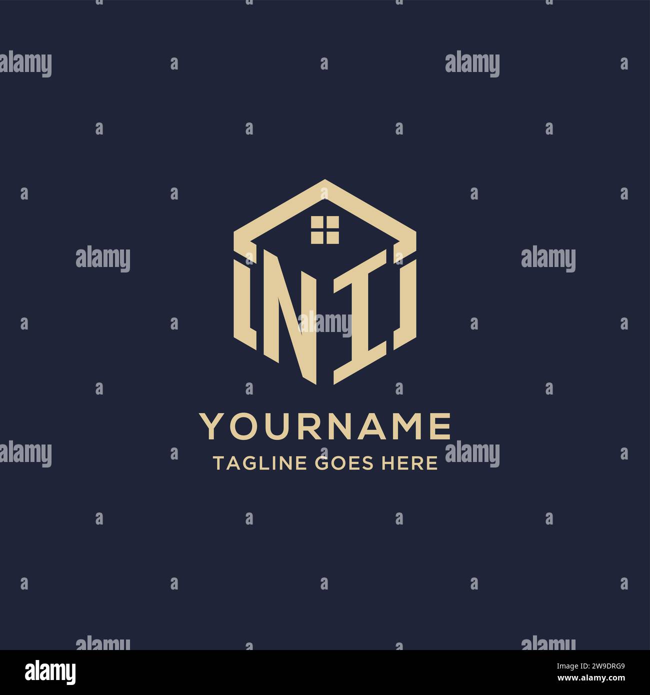 Ni shape Stock Vector Images - Alamy