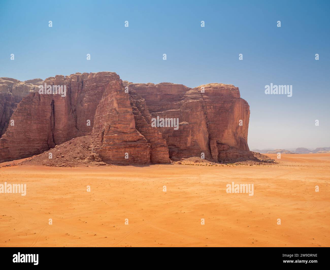 Wadi Rum desert, aka Valley of the Moon, Jordan, Middle East Stock ...