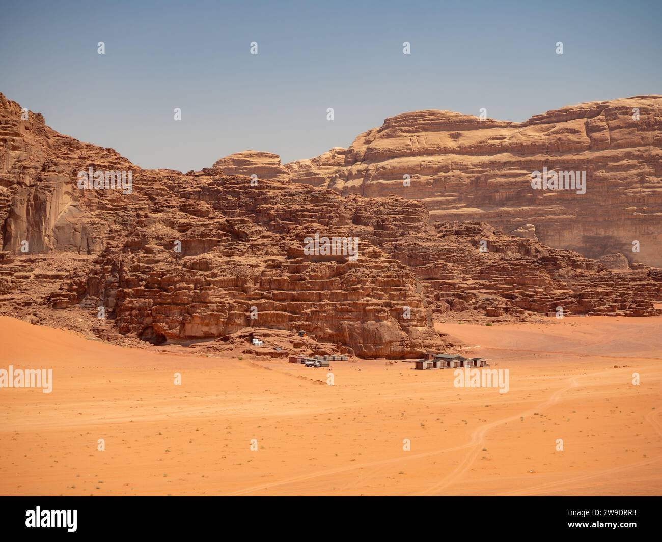 Wadi Rum desert, aka Valley of the Moon, Jordan, Middle East Stock ...