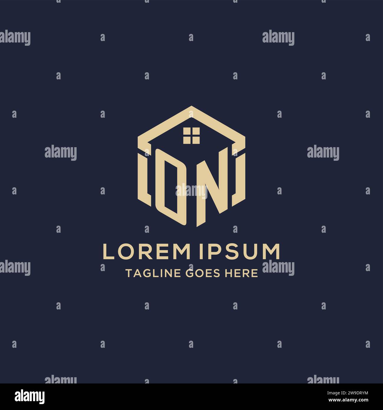Simple geometric roof logo Stock Vector Images - Alamy
