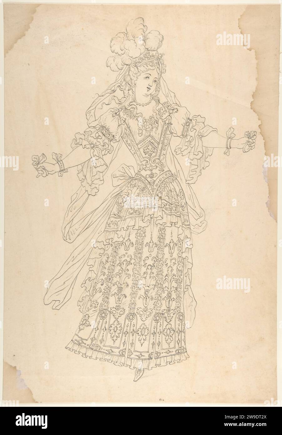 Female Actor in Ballet Costume 1963 by Jean Berain Stock Photo - Alamy