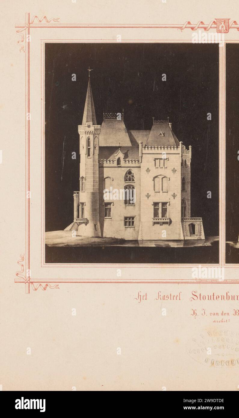 Drawing of the Stoutenberg Castle near Amersfoort, by H.J. van den ...
