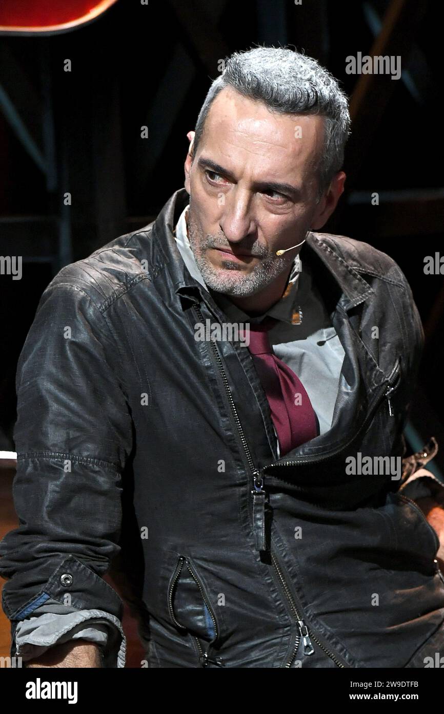 Milan, Italy. 27th Dec, 2023. Milan, TV broadcast "The eyes of the ...