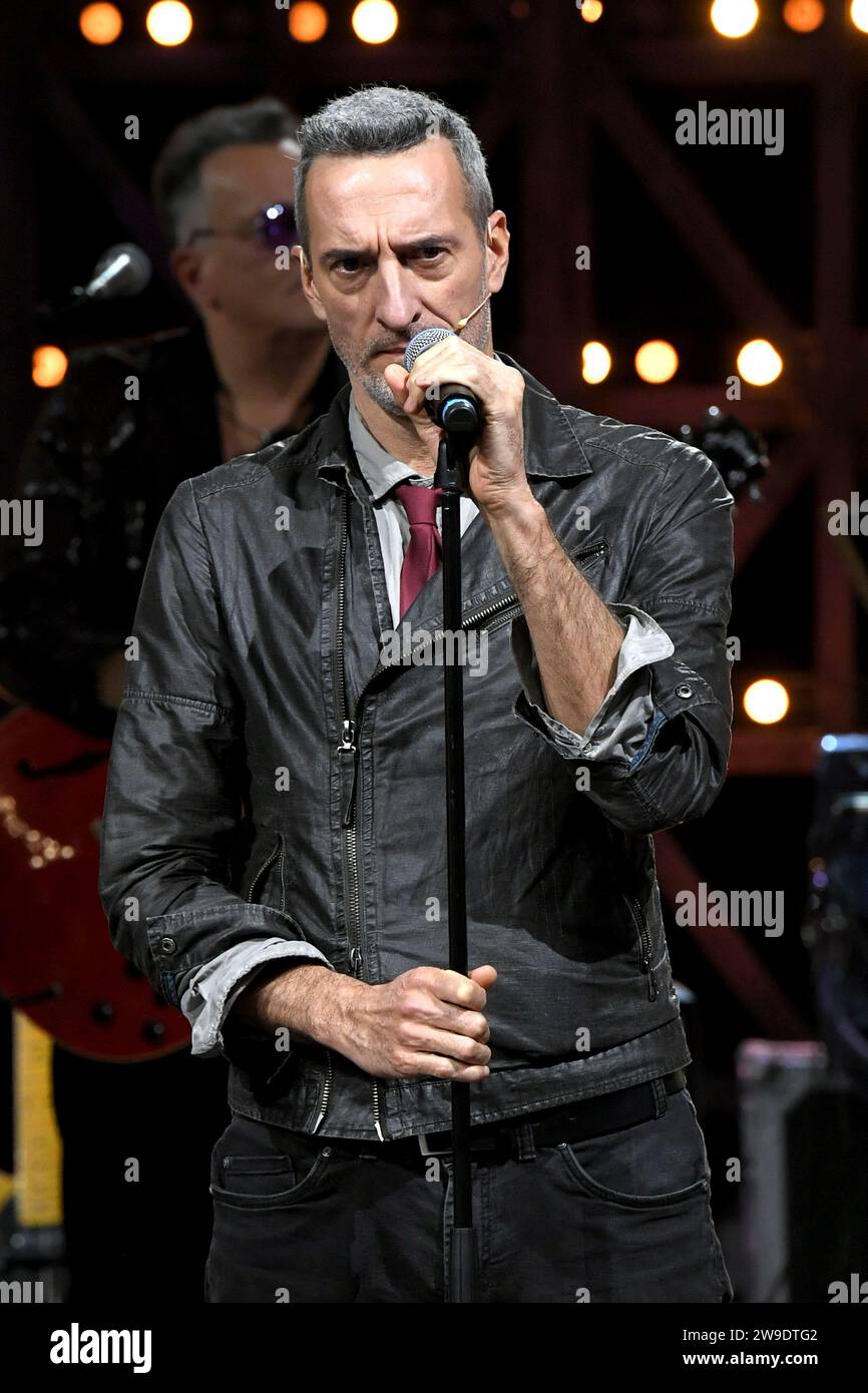 Milan, Italy. 27th Dec, 2023. Milan, TV broadcast "The eyes of the ...