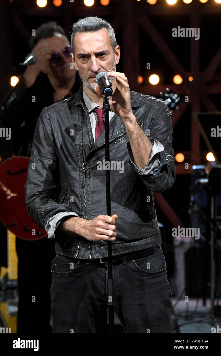 Milan, Italy. 27th Dec, 2023. Milan, TV broadcast "The eyes of the ...