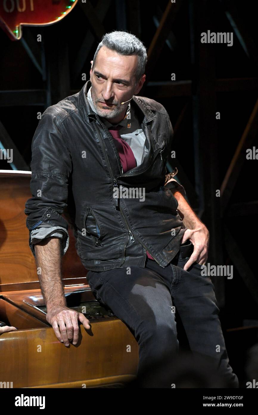 Milan, Italy. 27th Dec, 2023. Milan, TV broadcast "The eyes of the ...