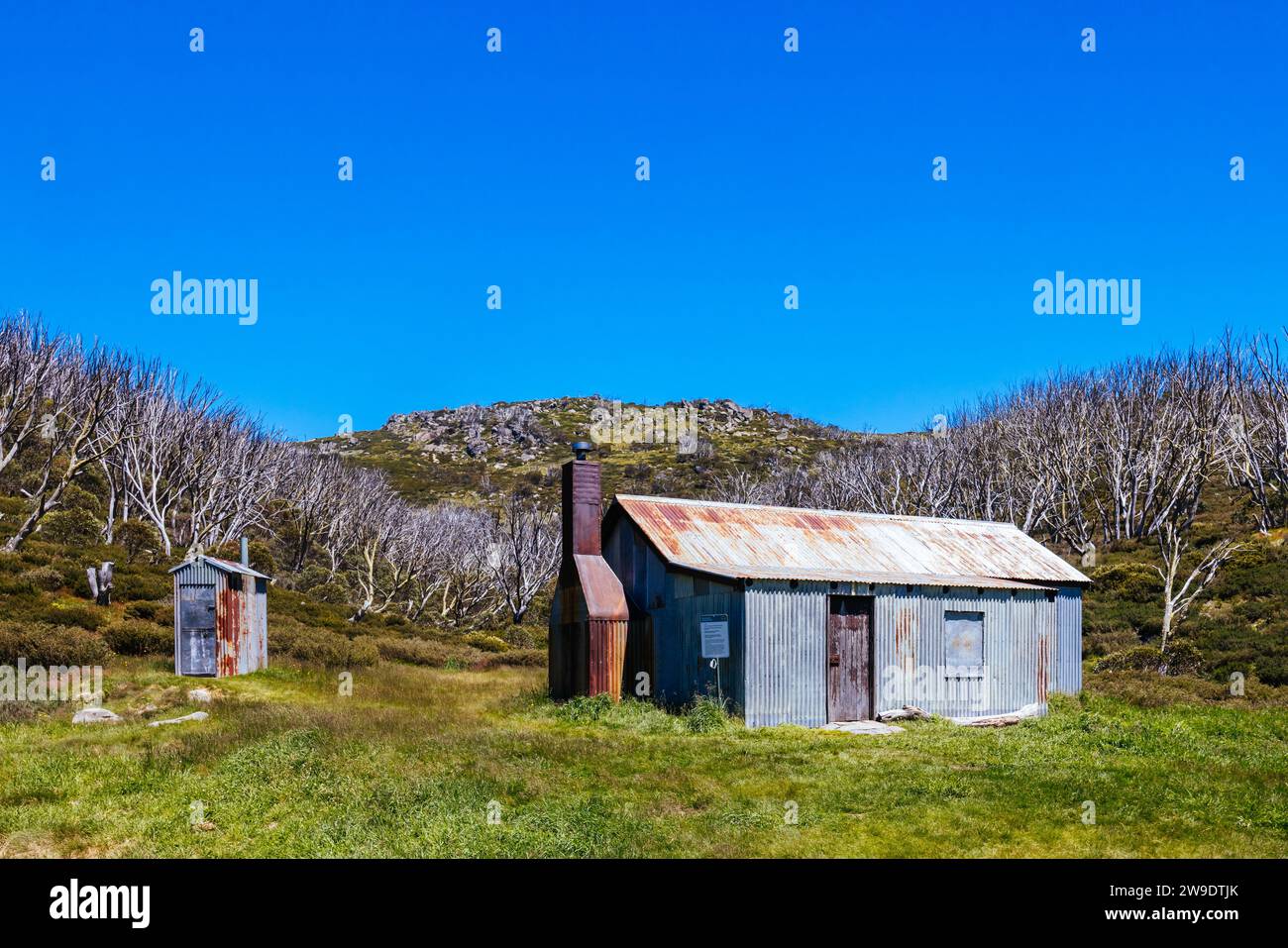 Whites River Hut in Kosciuszko National Park in Australia Stock Photo ...