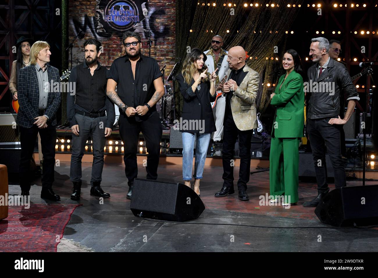 Milan, Italy. 15th Dec, 2023. Milan, TV broadcast "The eyes of the ...