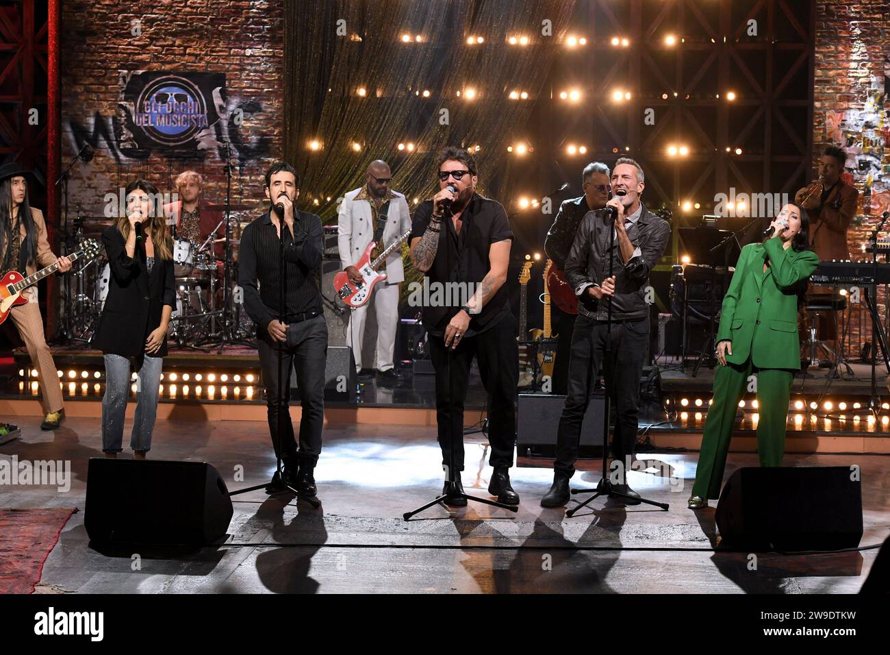 Milan, Italy. 15th Dec, 2023. Milan, TV broadcast "The eyes of the ...