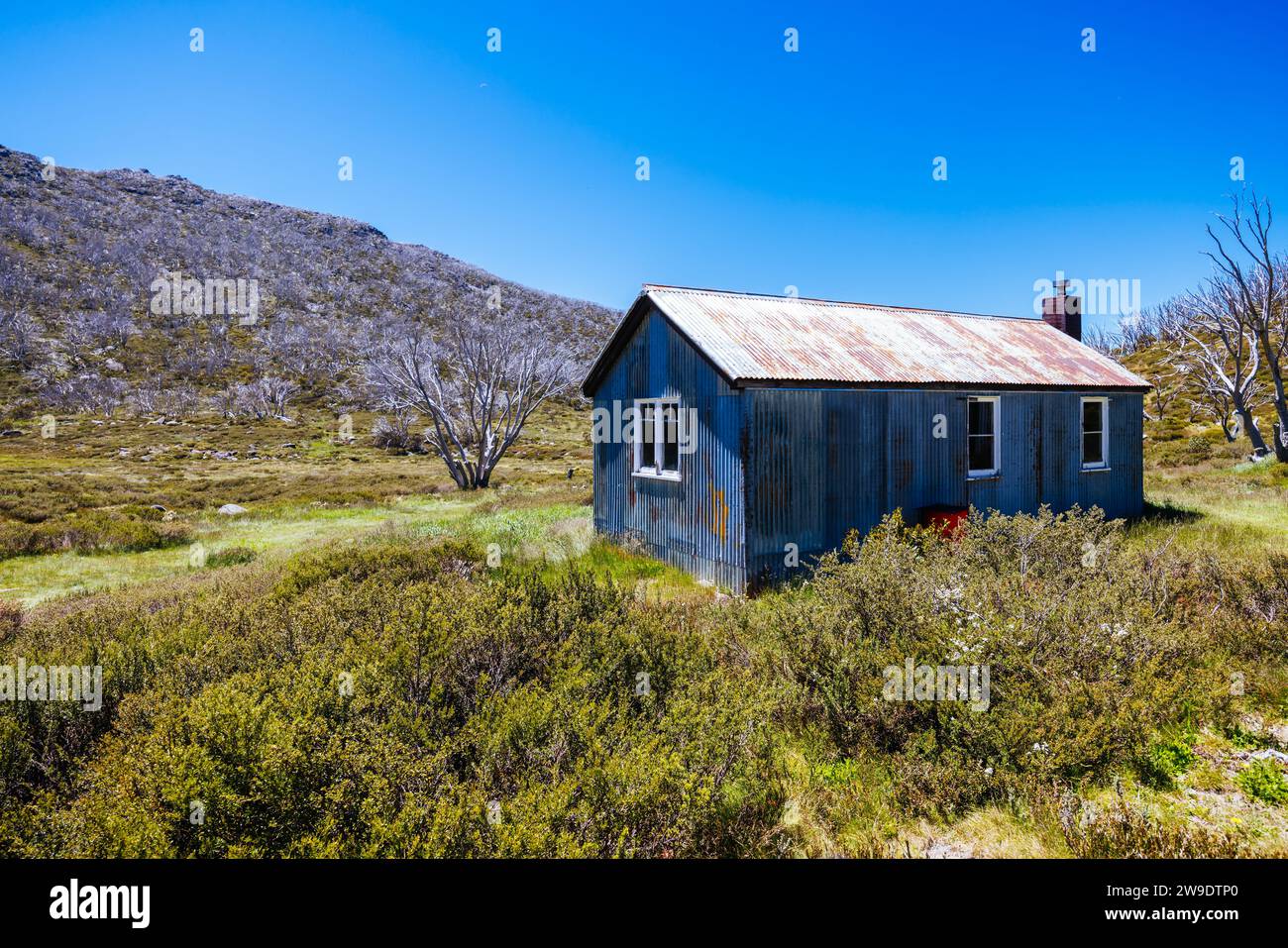 Whites River Hut in Kosciuszko National Park in Australia Stock Photo ...