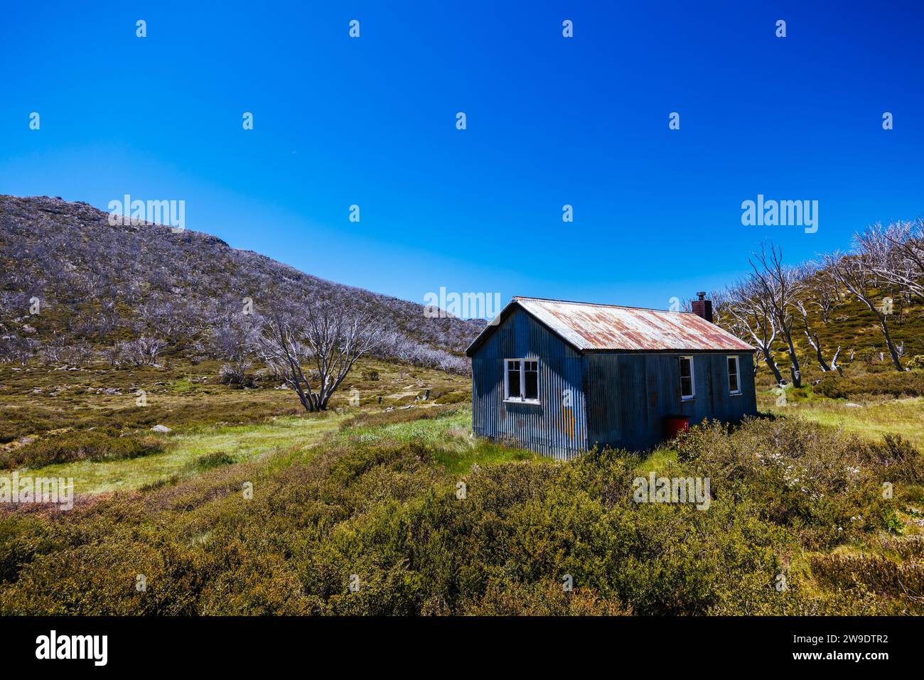 Whites River Hut in Kosciuszko National Park in Australia Stock Photo ...