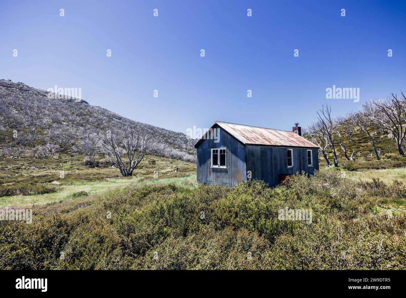 Whites River Hut in Kosciuszko National Park in Australia Stock Photo ...