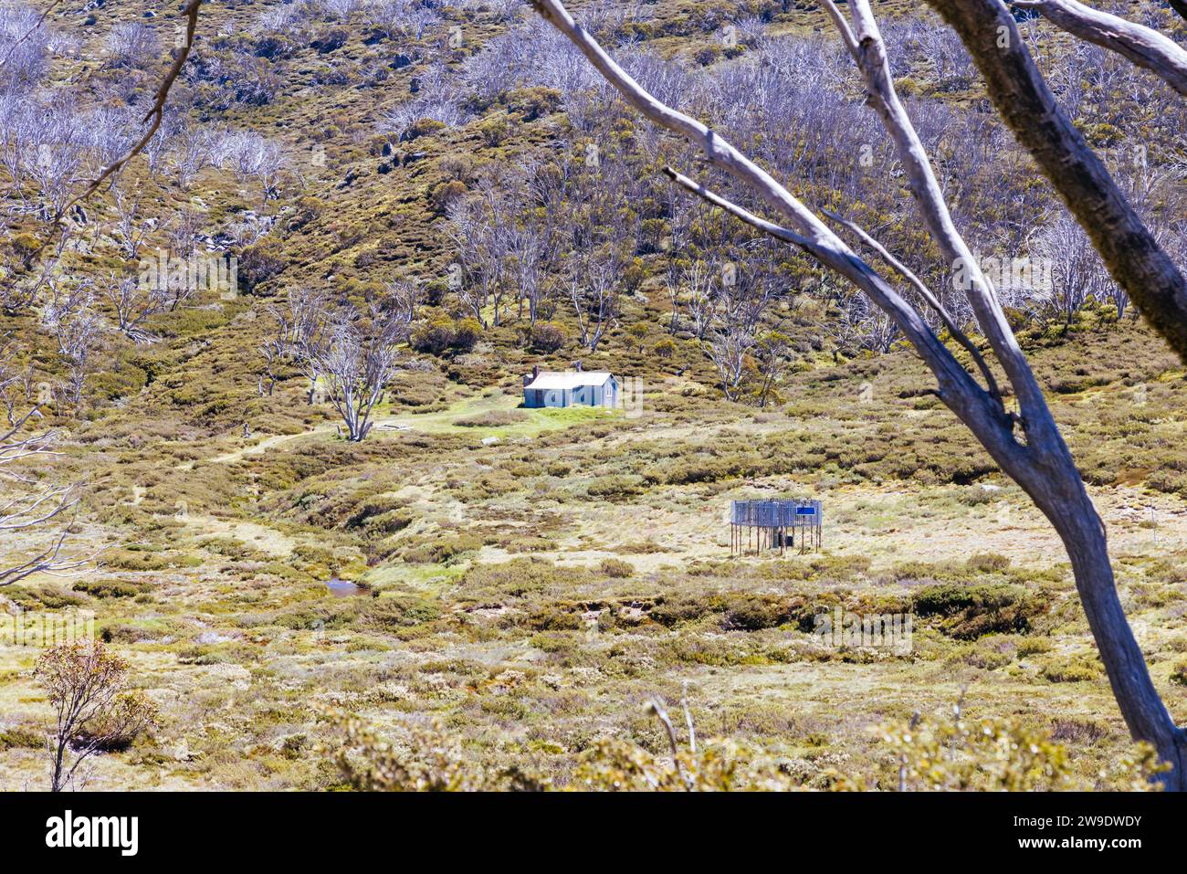 Whites River Hut in Kosciuszko National Park in Australia Stock Photo ...
