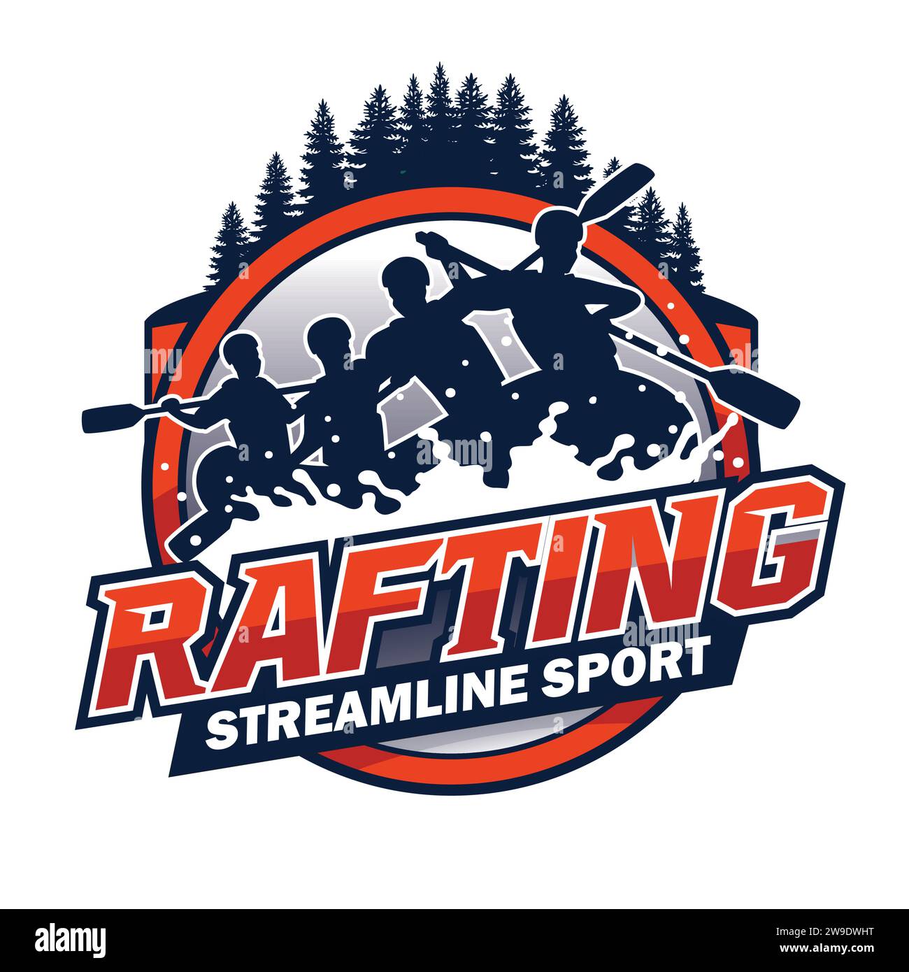 Body rafting logo hi-res stock photography and images - Alamy