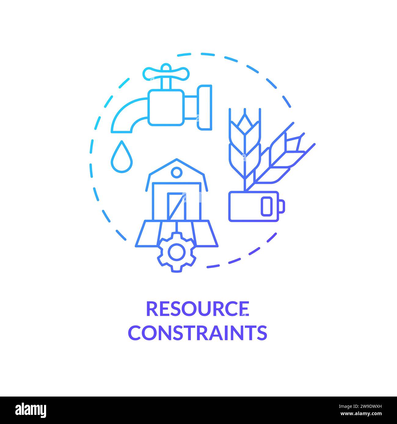 Resource constraints Stock Vector Images - Alamy