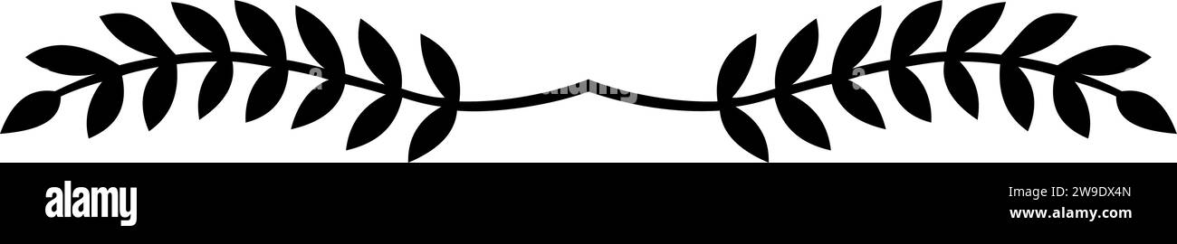 Text divider, border, text border, black with transparent background ...