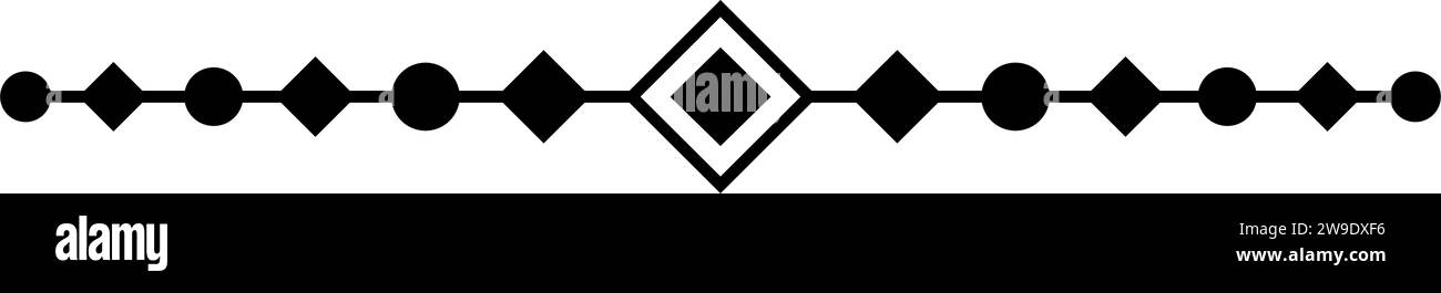 Text divider, border, text border, black with transparent background ...