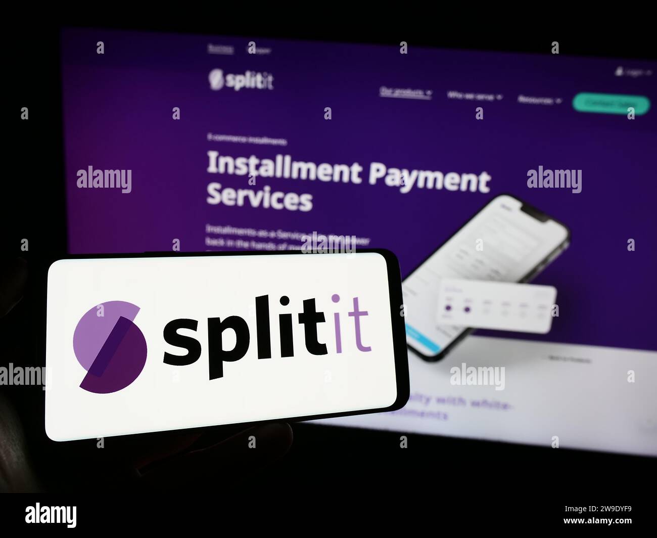 Splitit logo hi-res stock photography and images - Alamy