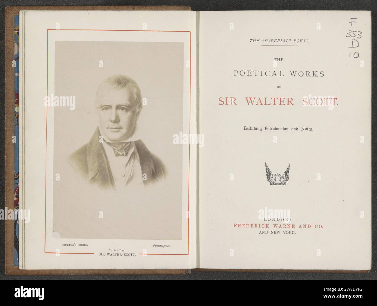 Photo production of a portrait of Sir Walter Scott, Anonymous, c. 1880 ...