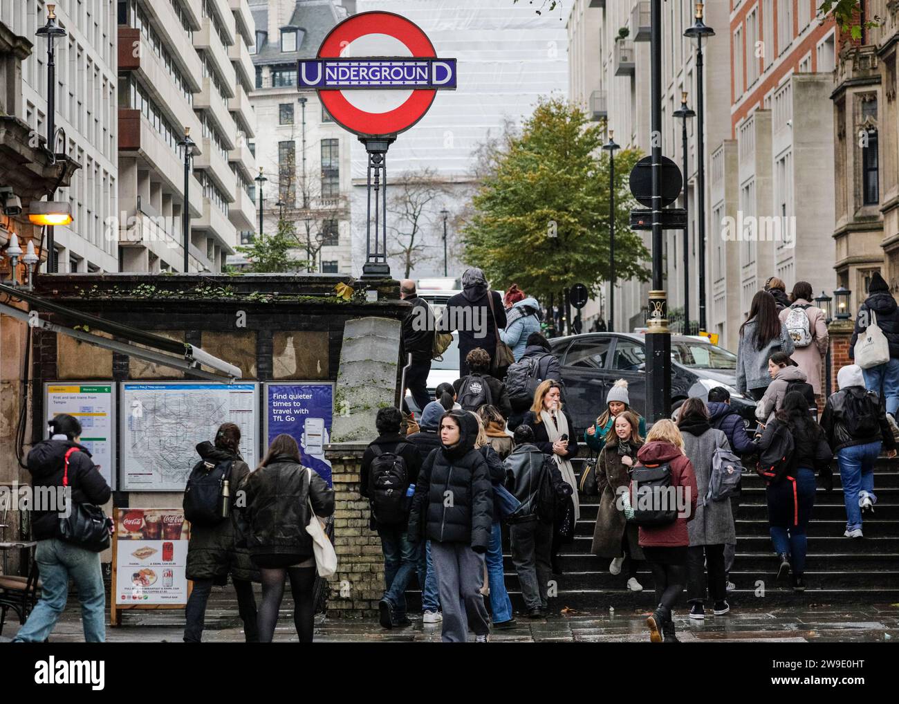 Temple Station Underground exterior London Underground tube station ...