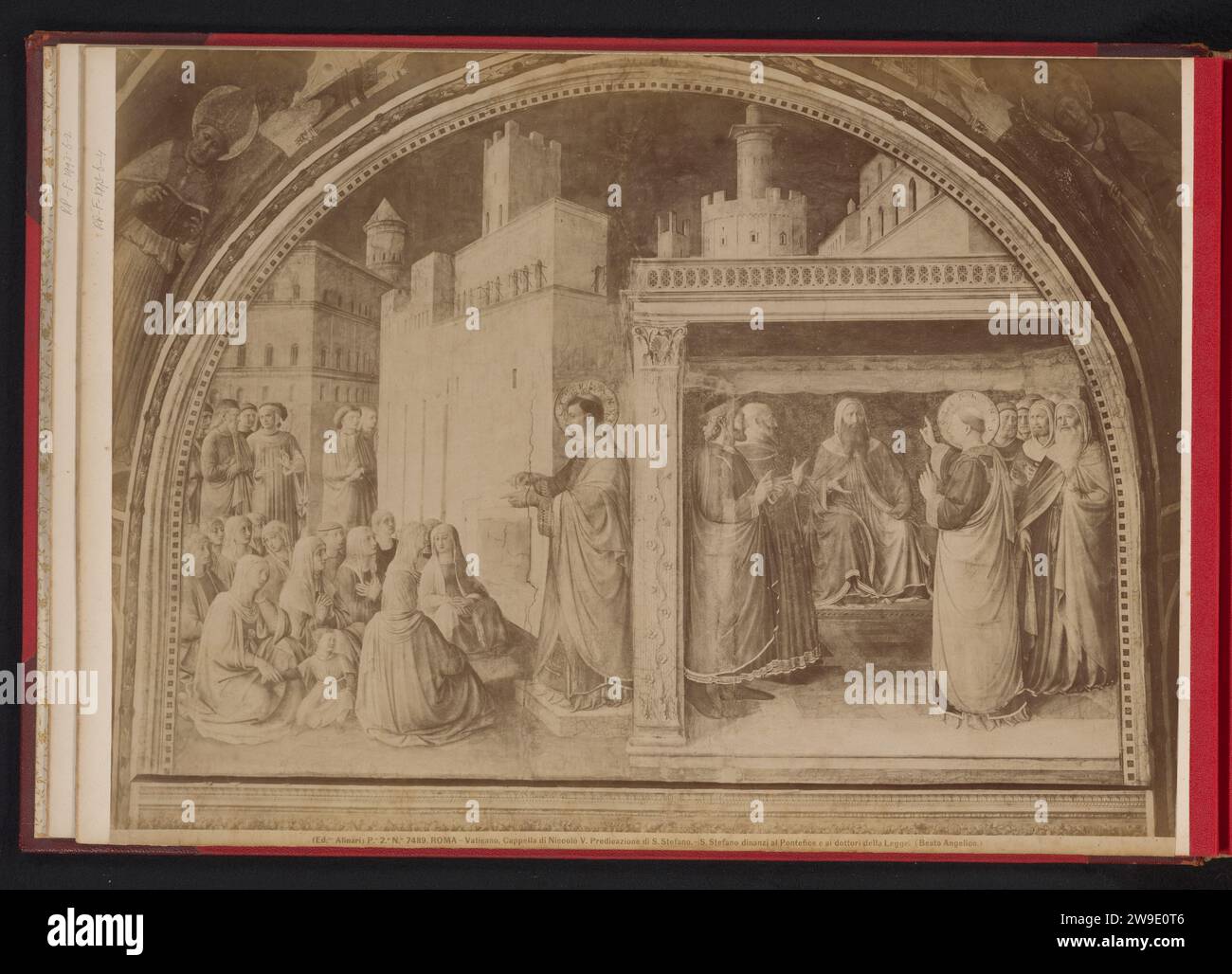Photo production of Fresco preaching of Saint Stefanus and Saint ...