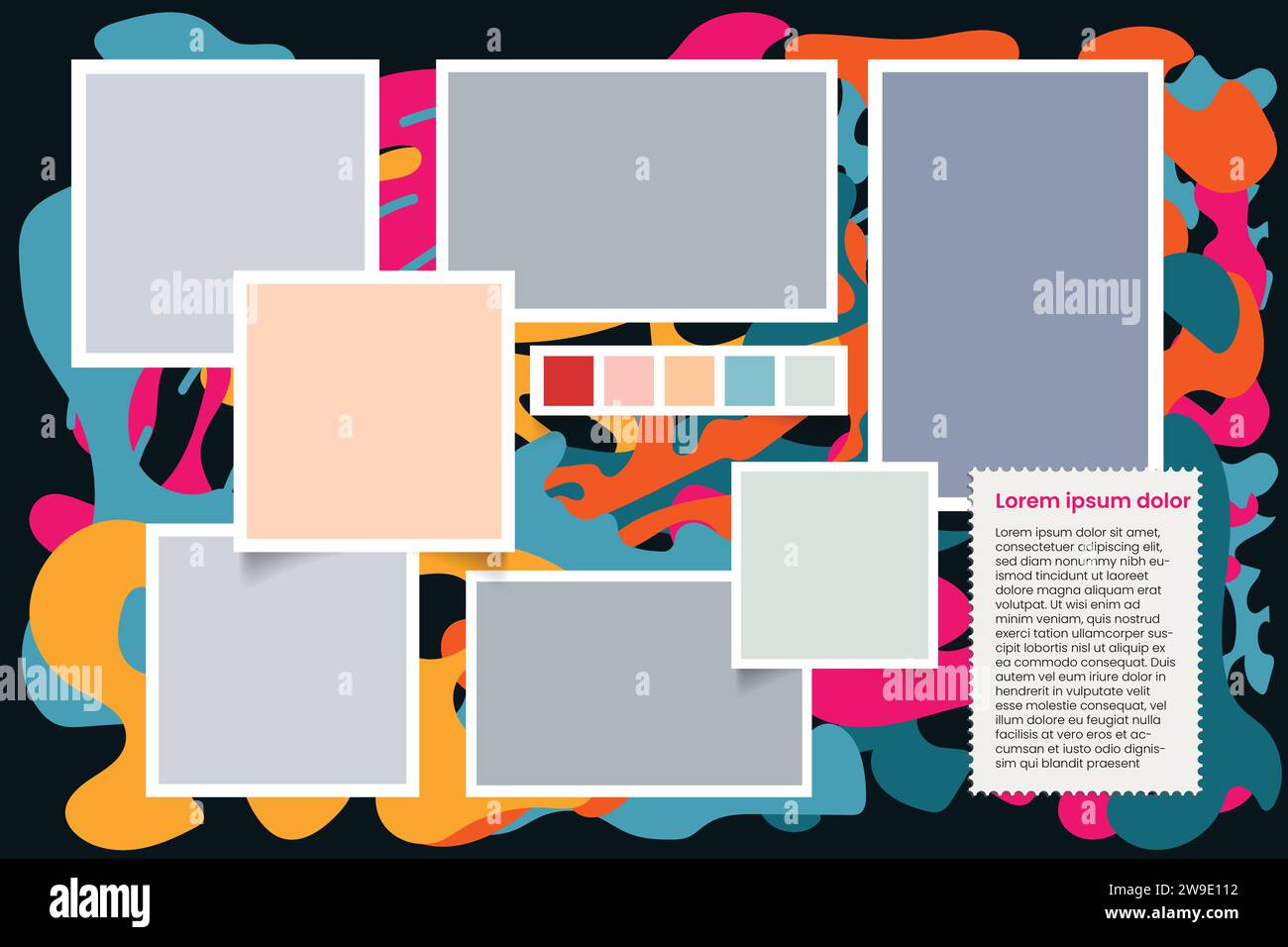 Moodboard vector vectors hi-res stock photography and images - Alamy