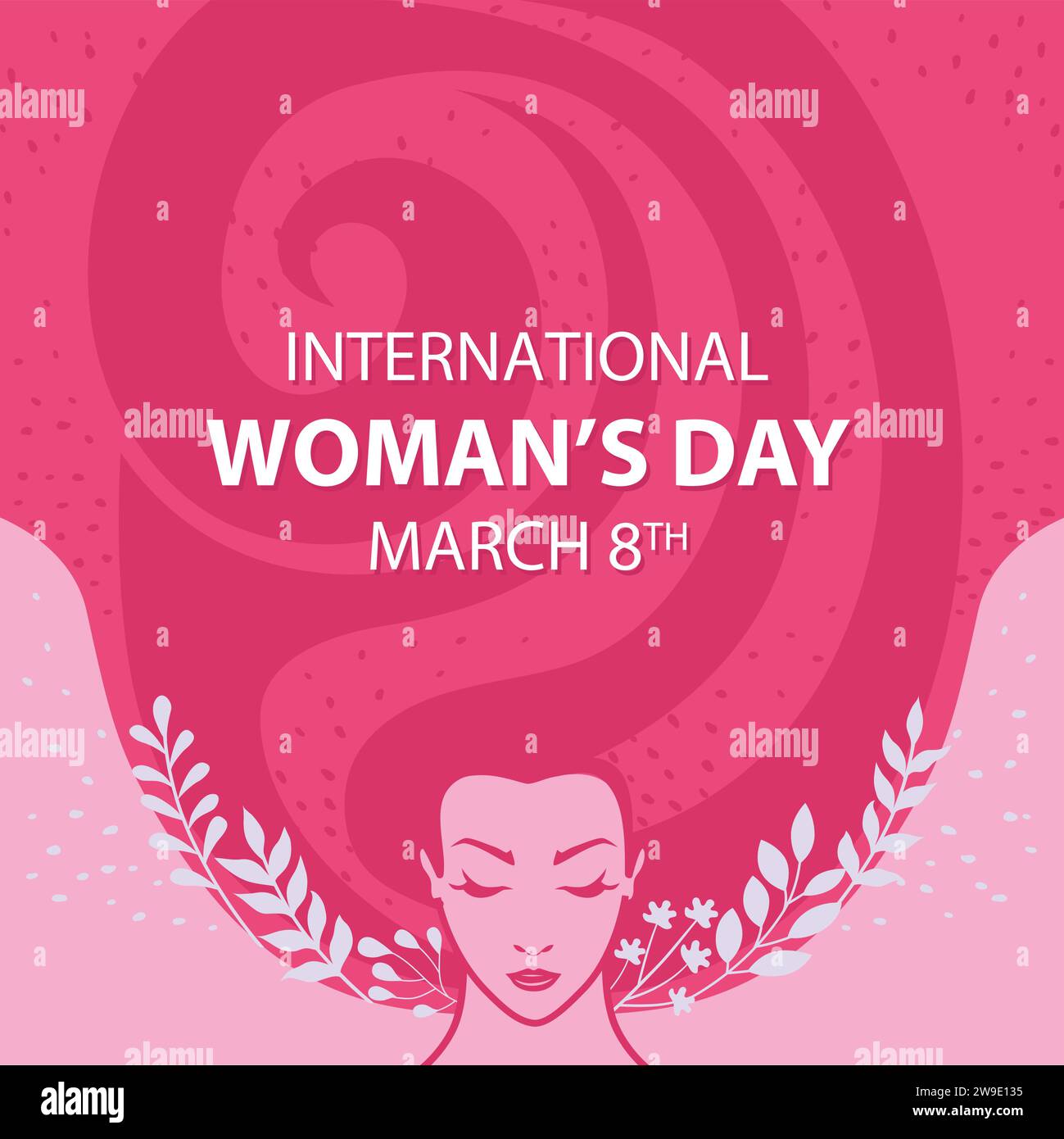 International Woman Day Design. Woman Day Flowers. Woman Day Poster ...