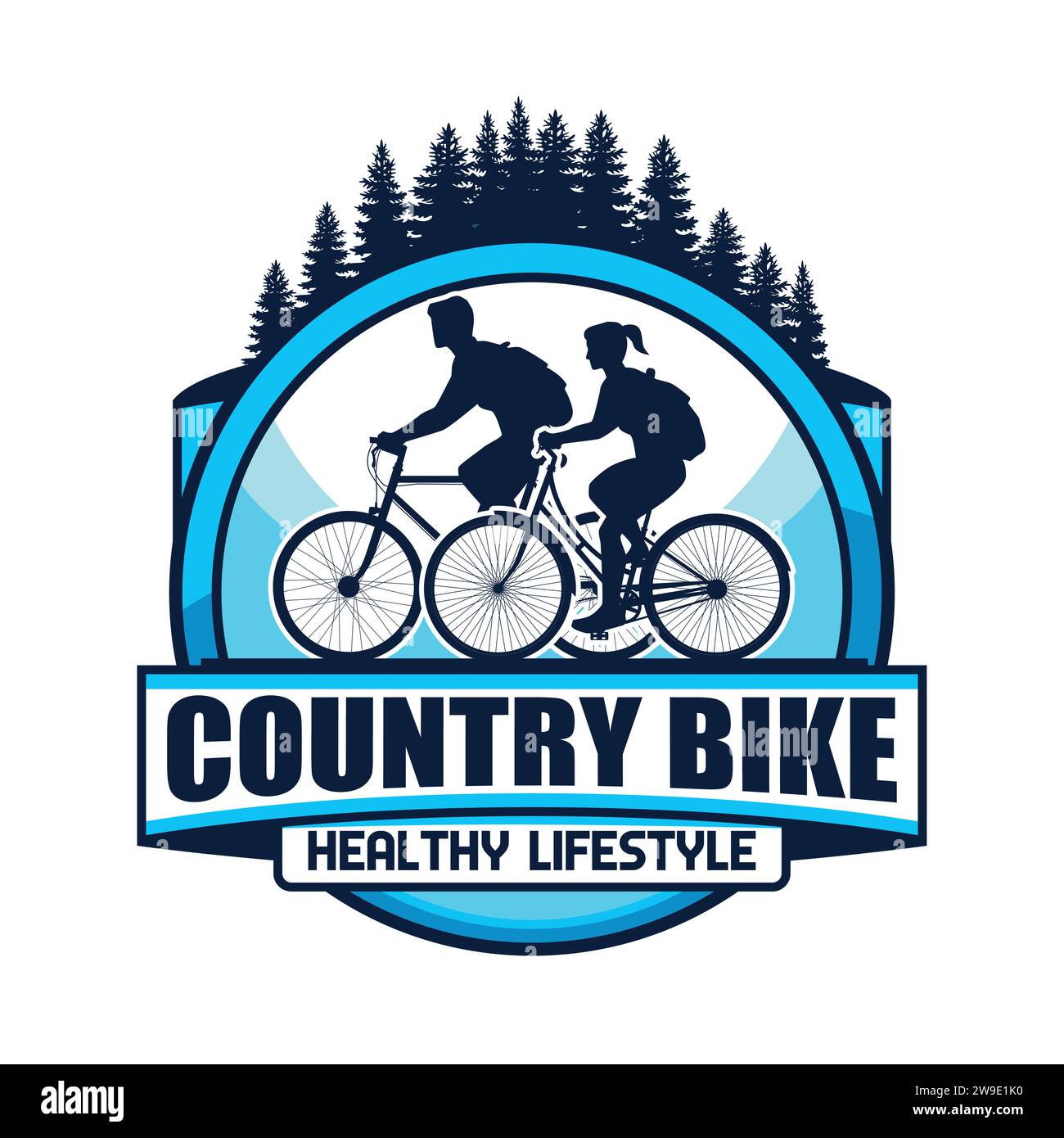 Bicycling Club Logos Cycling Club Logo Hi Res Stock Photography And