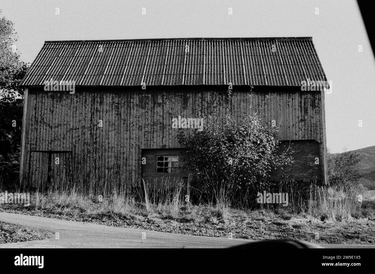 Small town farm in Black and White Stock Photos & Images - Alamy