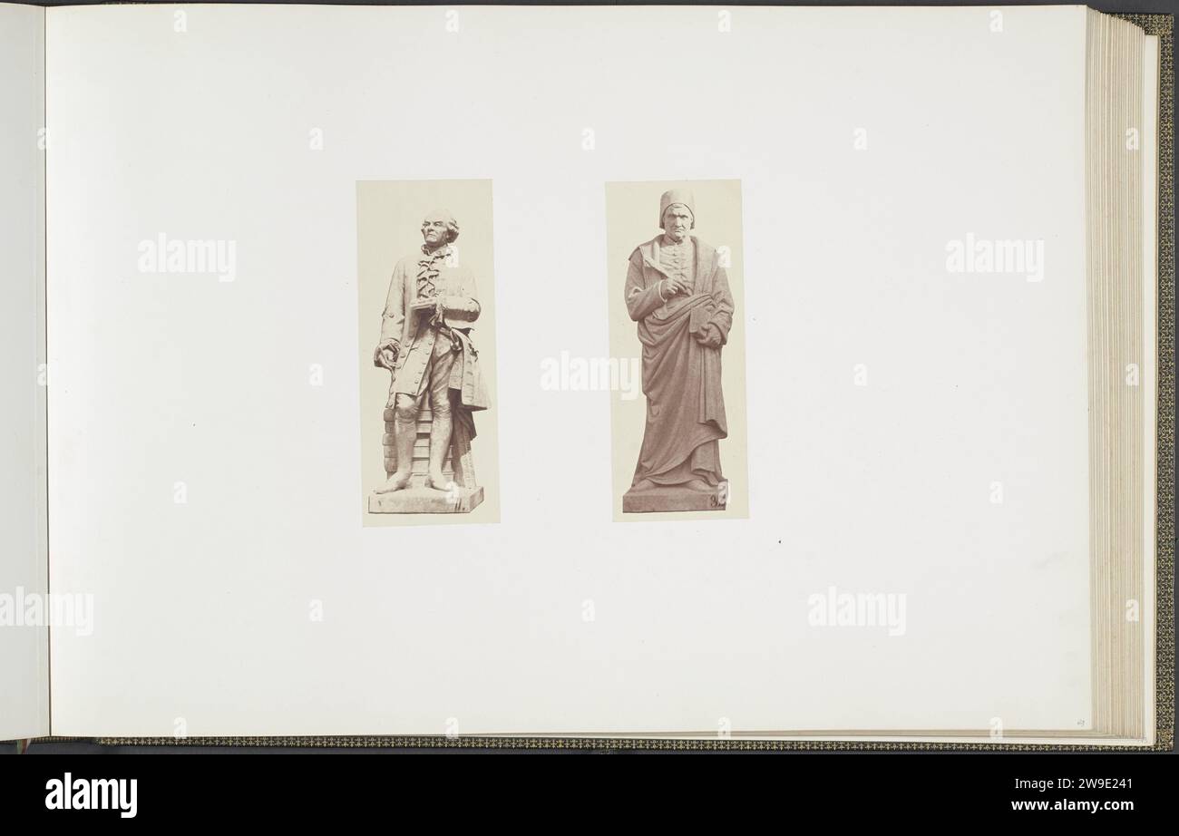 GIPS models for sculptures on the Palais du Louvre: left "Buffon" by ...