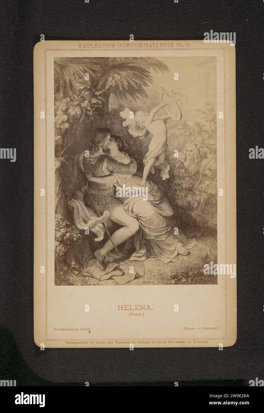 Photo production of a scene with Helena from Goethe's Faust, Anonymous ...