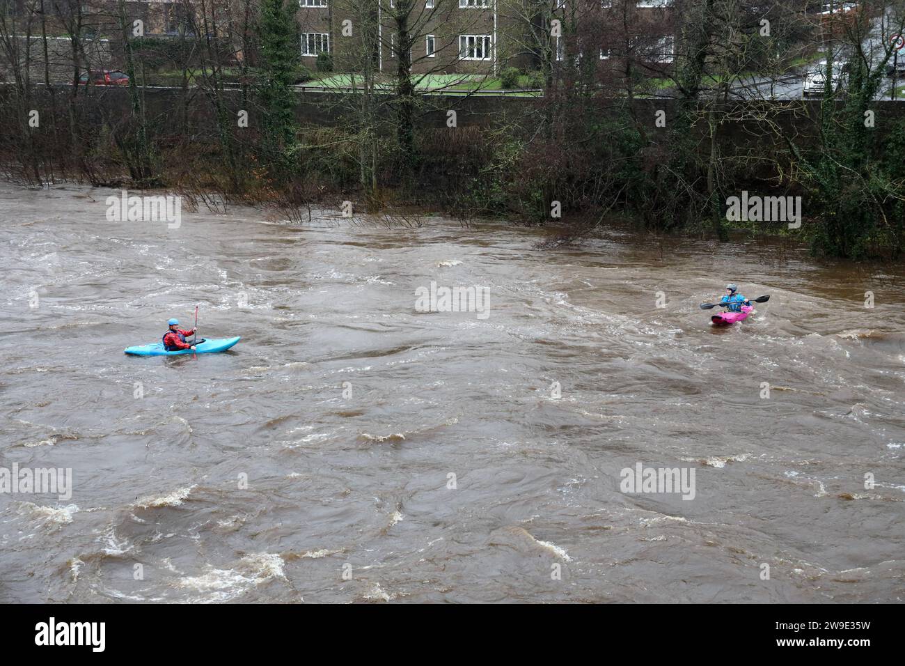 Barnard Castle, Teesdale, County Durham, UK. 27th December 2023. UK ...