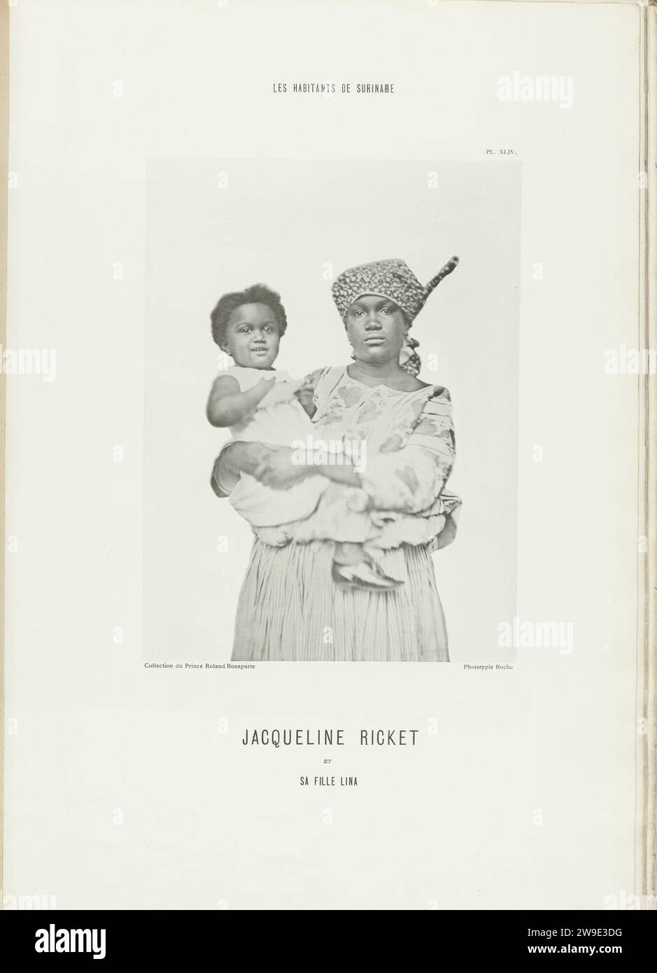 Portrait of Jacqueline Ricket and her daughter Lina, Friedrich Carel ...
