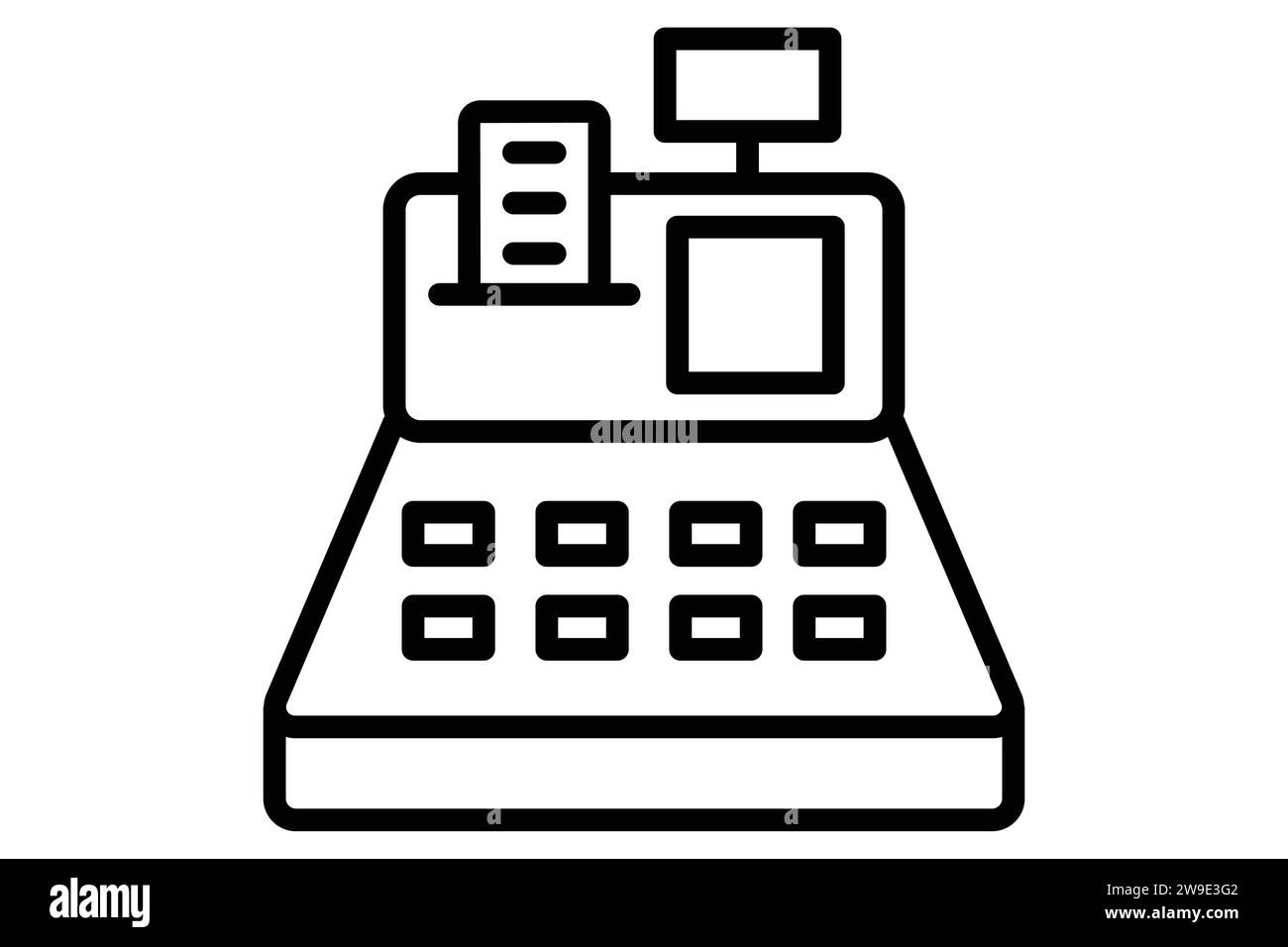 cash register icon. icon related to retail and financial transactions ...