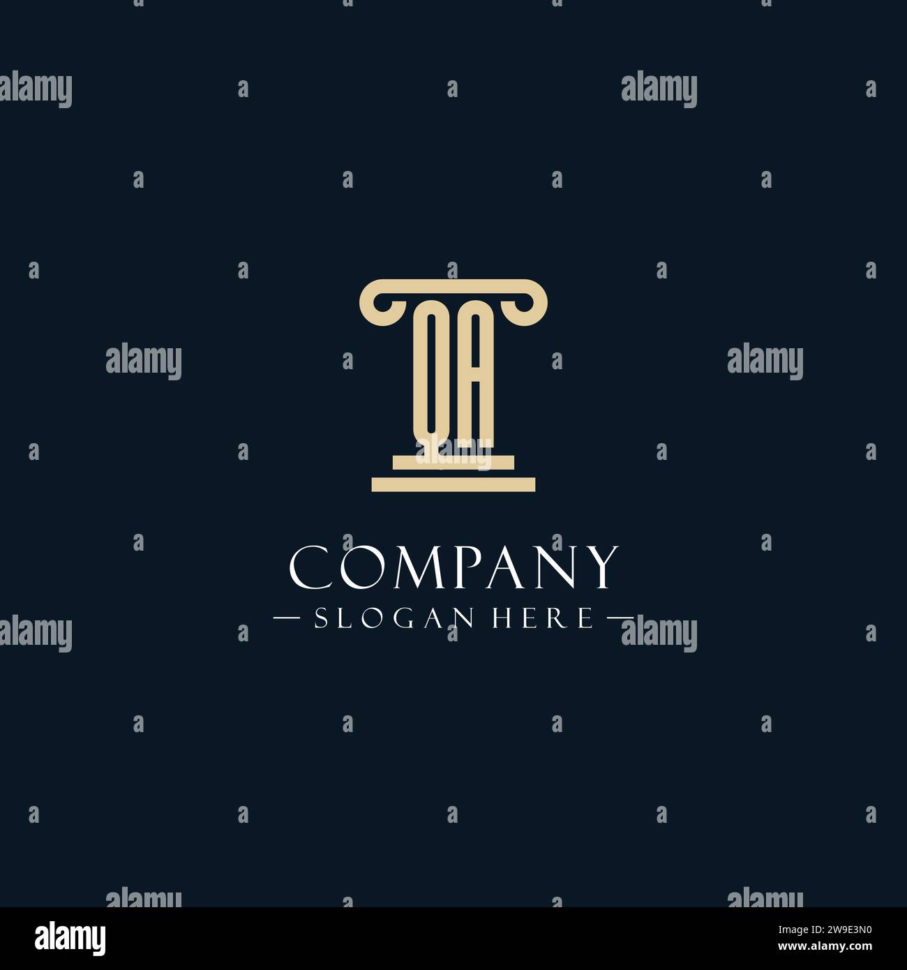 Qa logos Stock Vector Images - Alamy