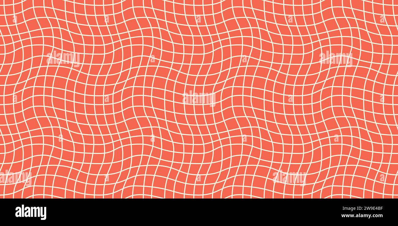 Seamless geometric pattern with woven and distorted checkers that ...