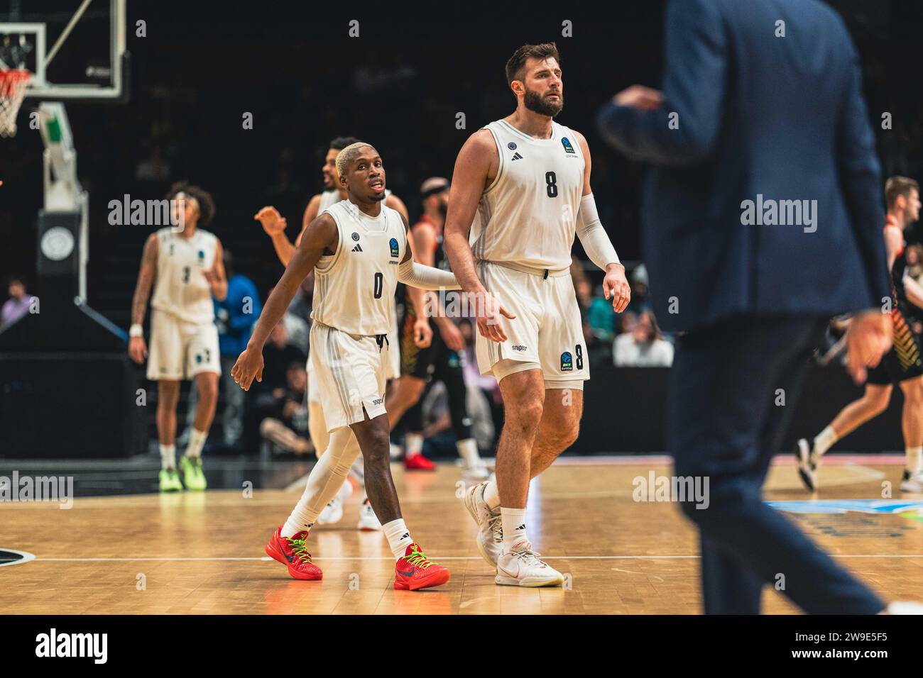 Paris, France December 26, 2023 T.J. SHORTS II (Paris) and Leon KRATZER ...