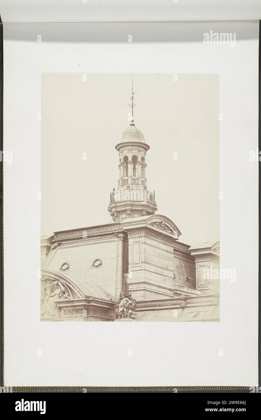 Tower on the Pavillon de Rohan, c. 1857 photograph Part of Réunion des ...