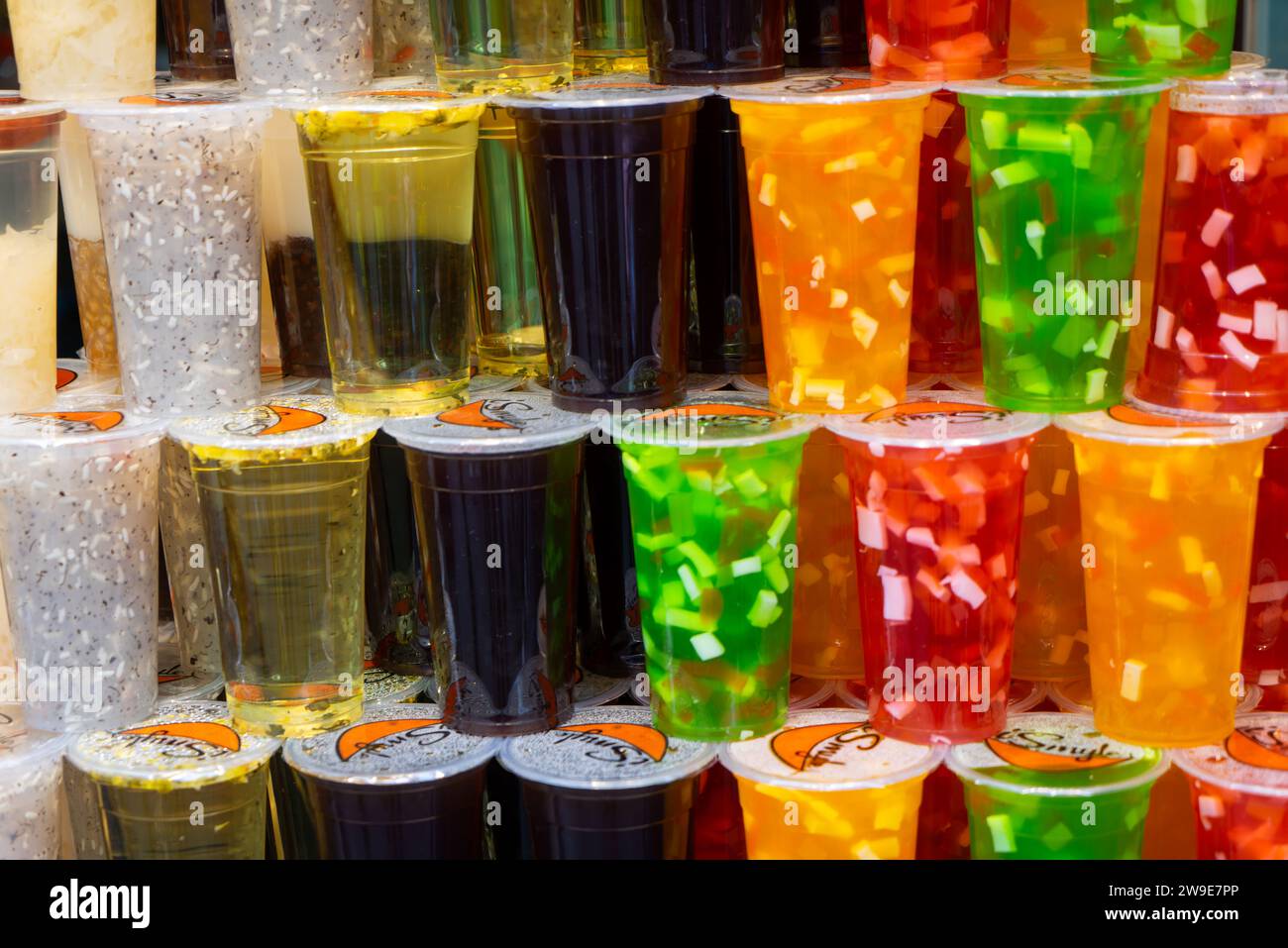 Various colors in clear glass hi-res stock photography and images - Alamy