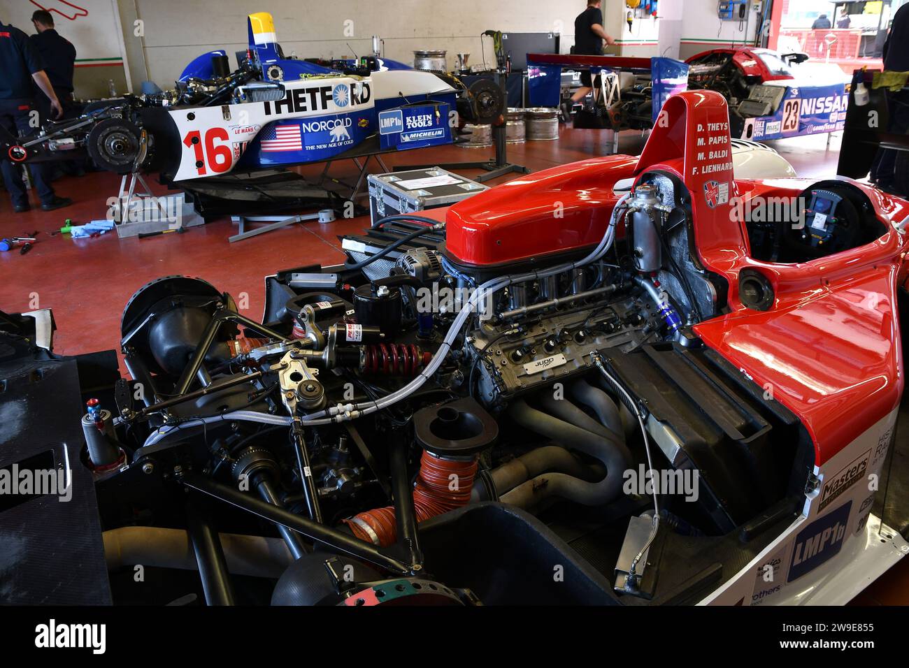 Scarperia, 2 April 2023: Engine detail of Dallara SP1 2003 in the ...