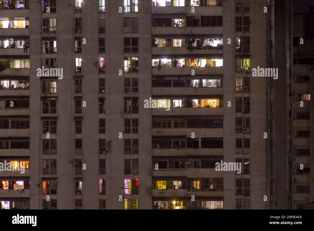 Caracas city center, Venezuela at night Stock Photo - Alamy