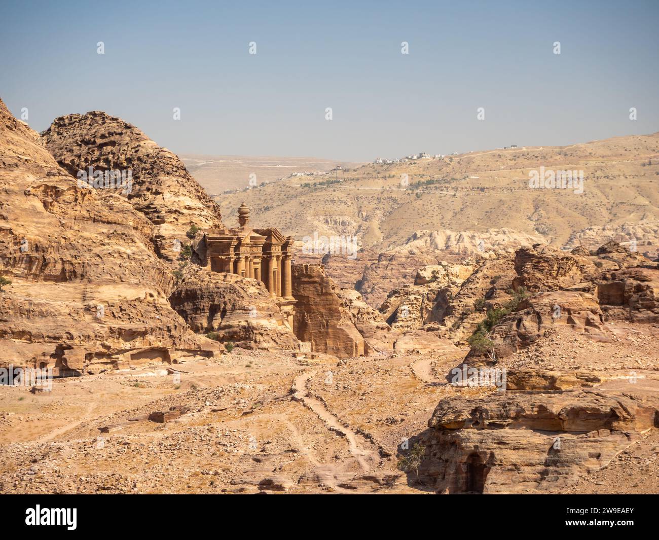 The Monastery, Petra historic and archaeological city carved from ...