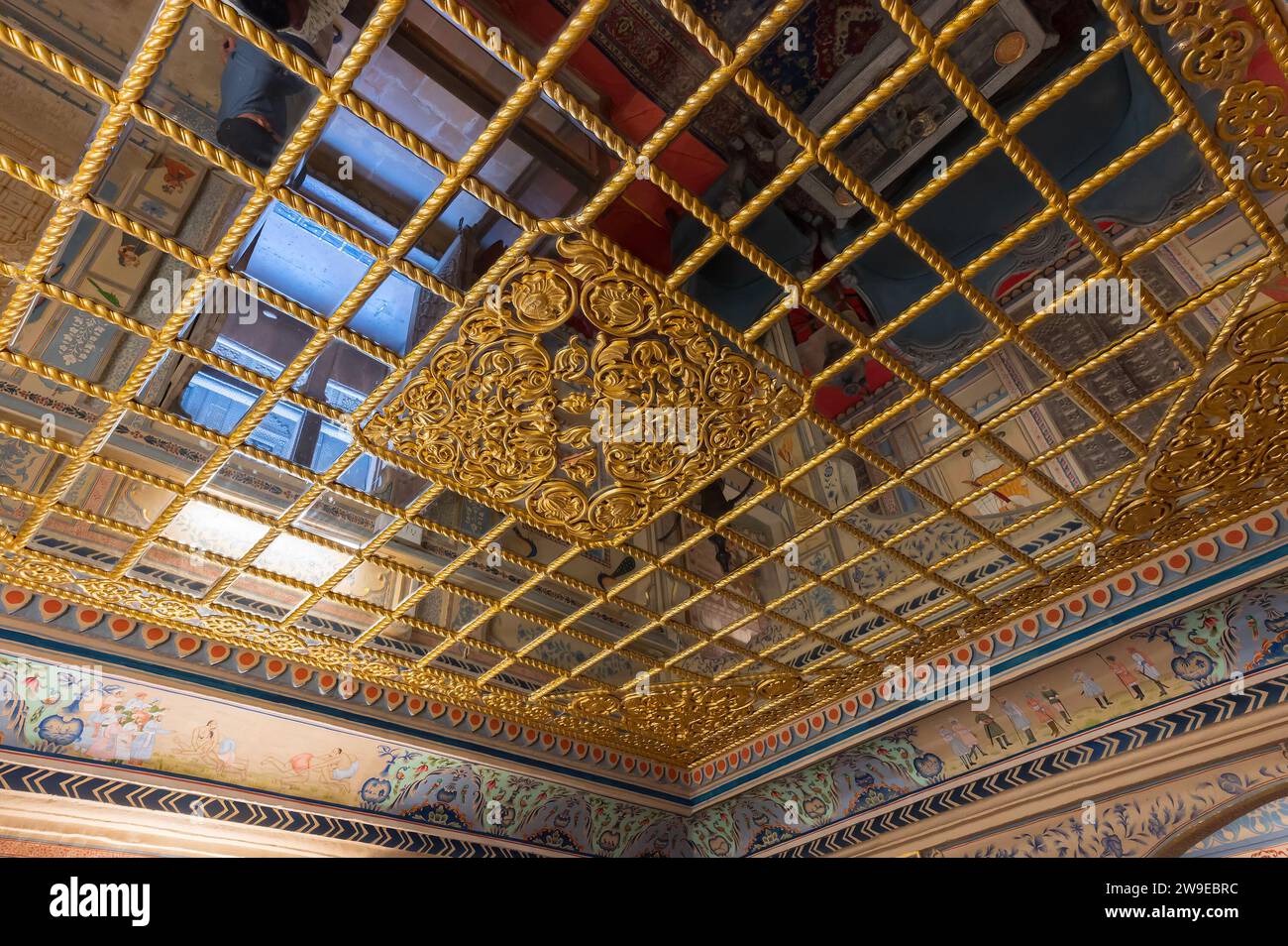 Jaisalmer, Rajasthan, India-16 th October 2019 : Decorated interior ...