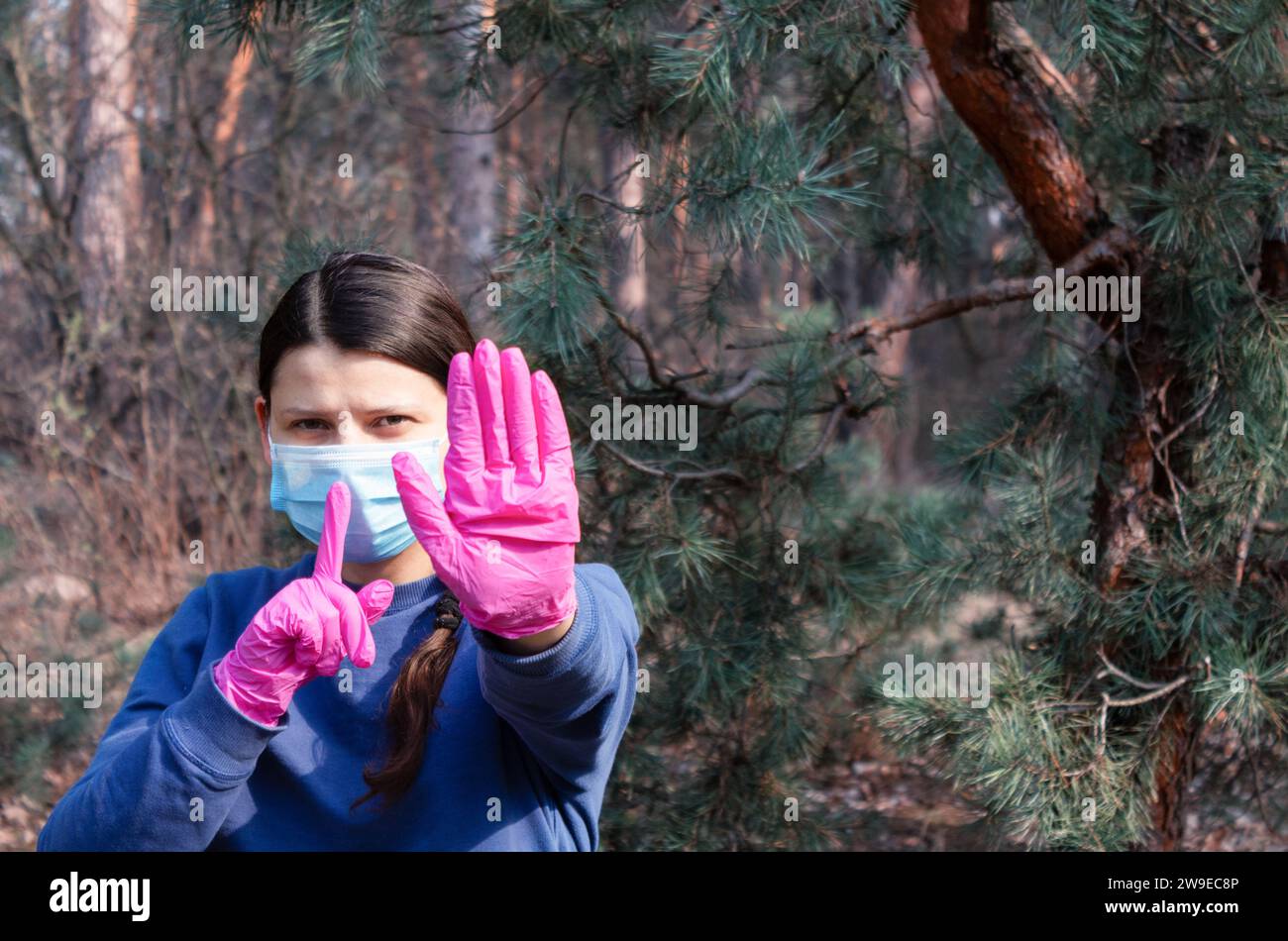 Concept of no panic over the world coronavirus pandemic Stock Photo - Alamy
