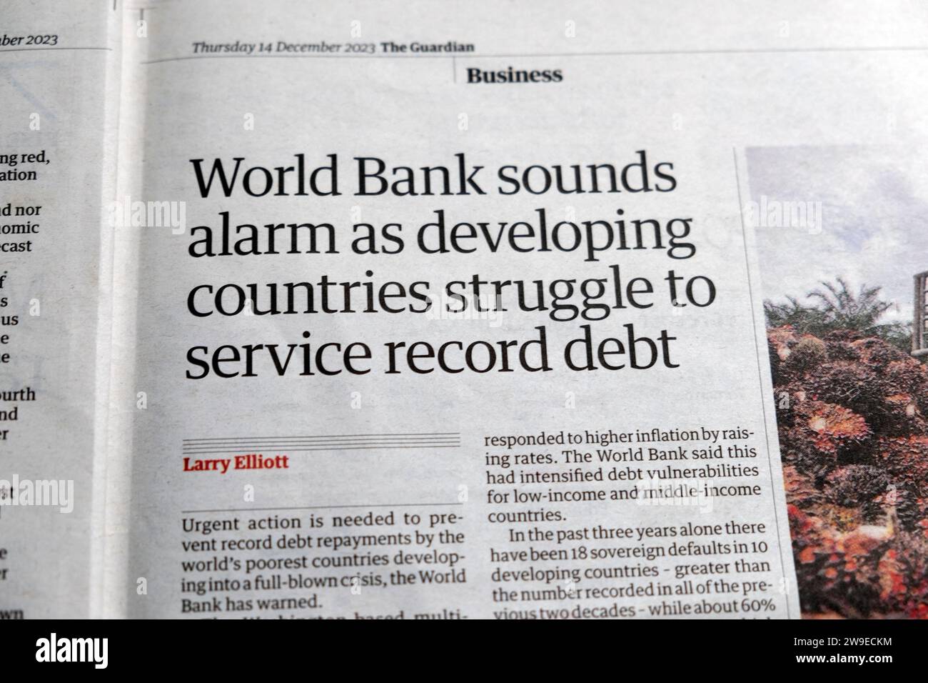 'World Bank sounds alarm as developing countries struggle to service ...