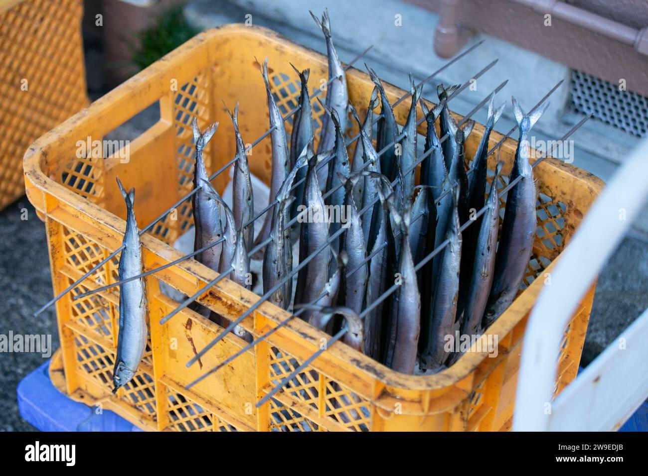 Drying fish on street hi-res stock photography and images - Alamy