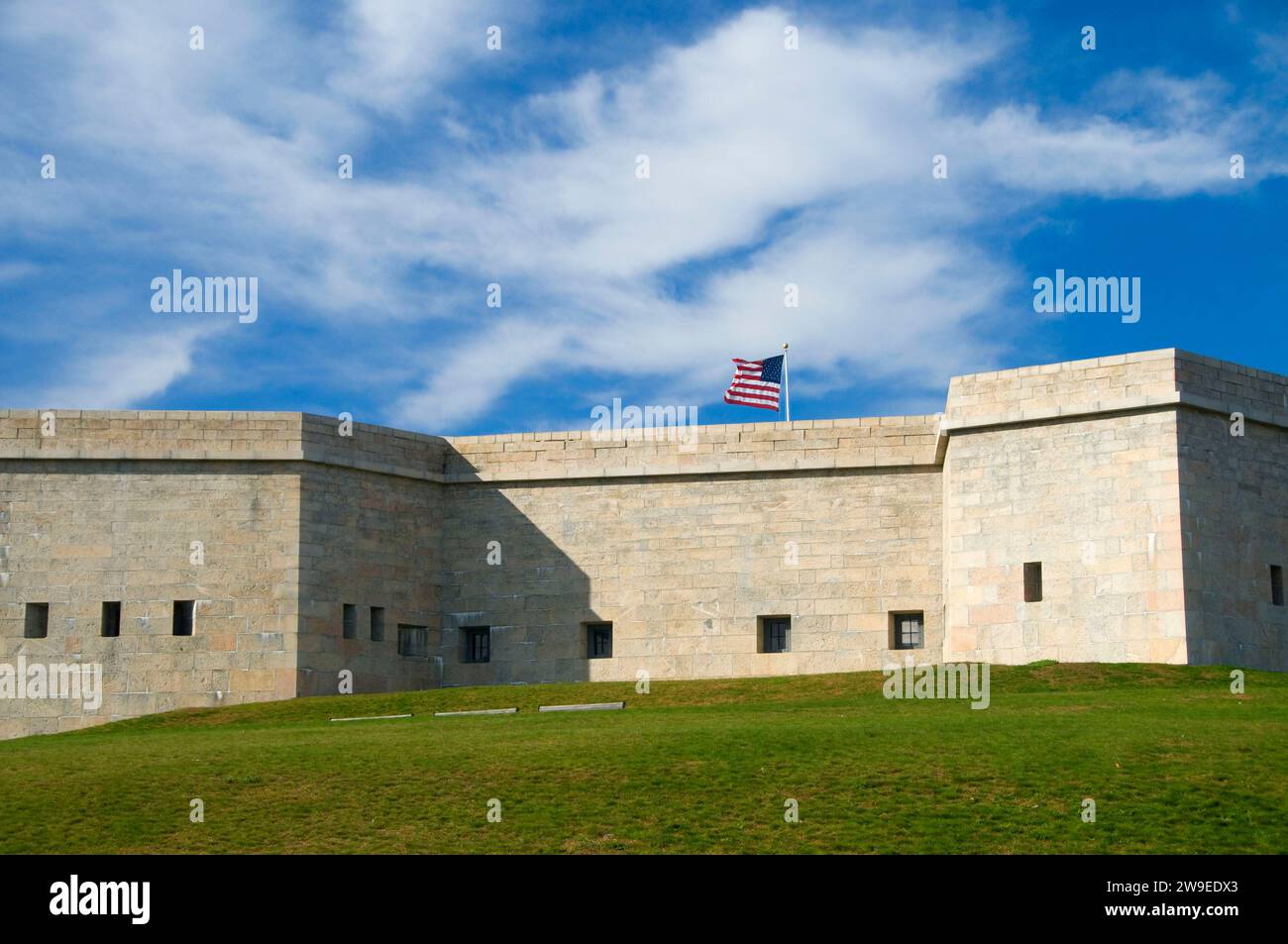 Fort Trumbull, Fort Trumbull State Park, Connecticut Stock Photo - Alamy