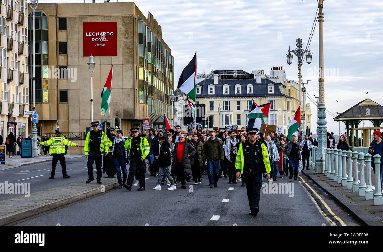 In a display of solidarity, around 200 people gathered at Brighton's ...