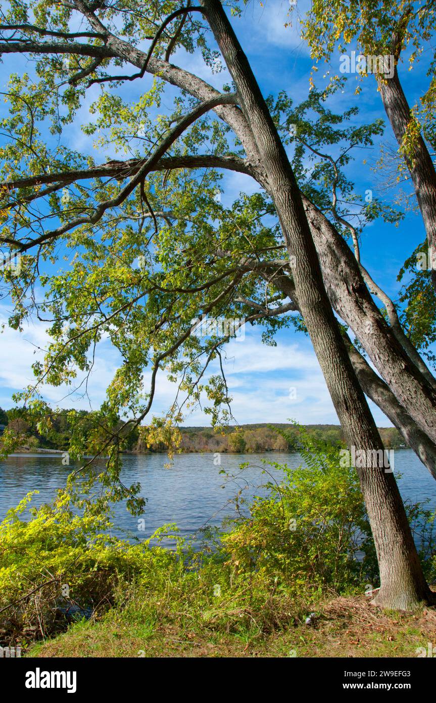 Connecticut River, Gillette Castle State Park, Connecticut Stock Photo ...