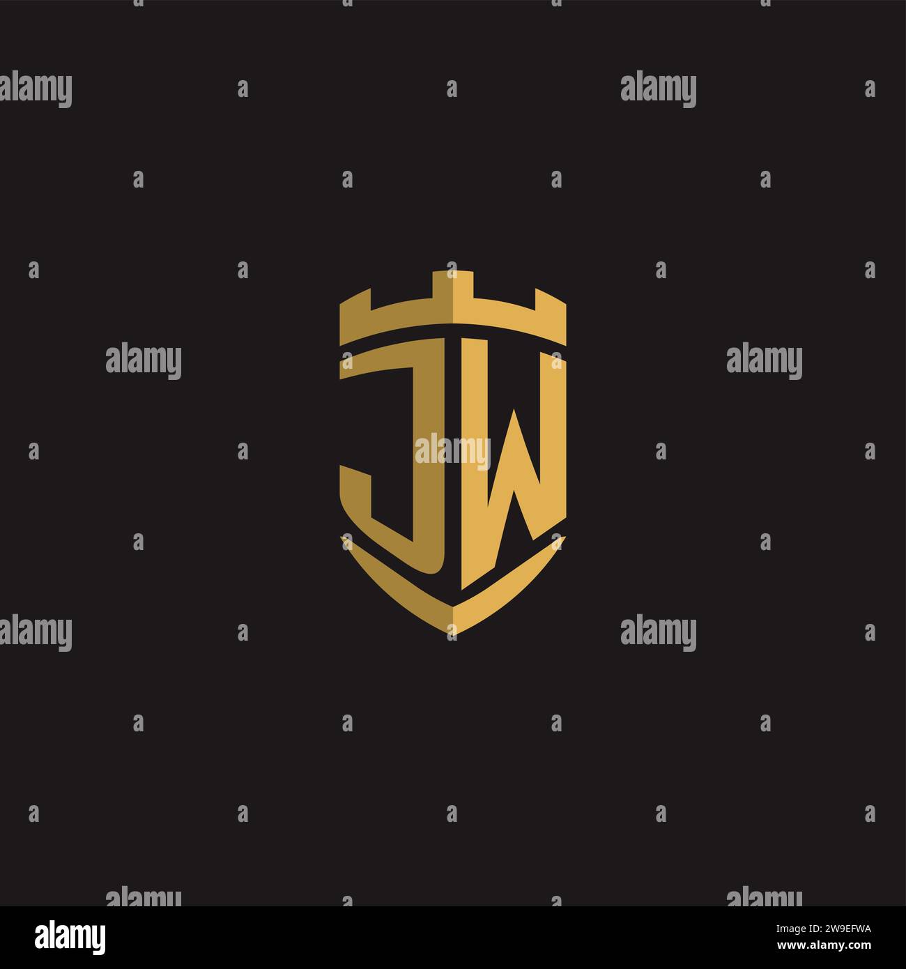 Jw logo Stock Vector Images - Alamy
